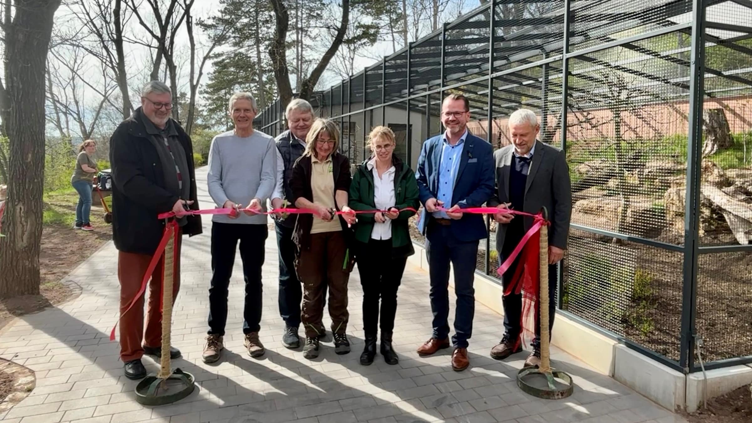 Thüringer Zoopark–Volierenneubau eingeweiht - Ich liebe Erfurt!